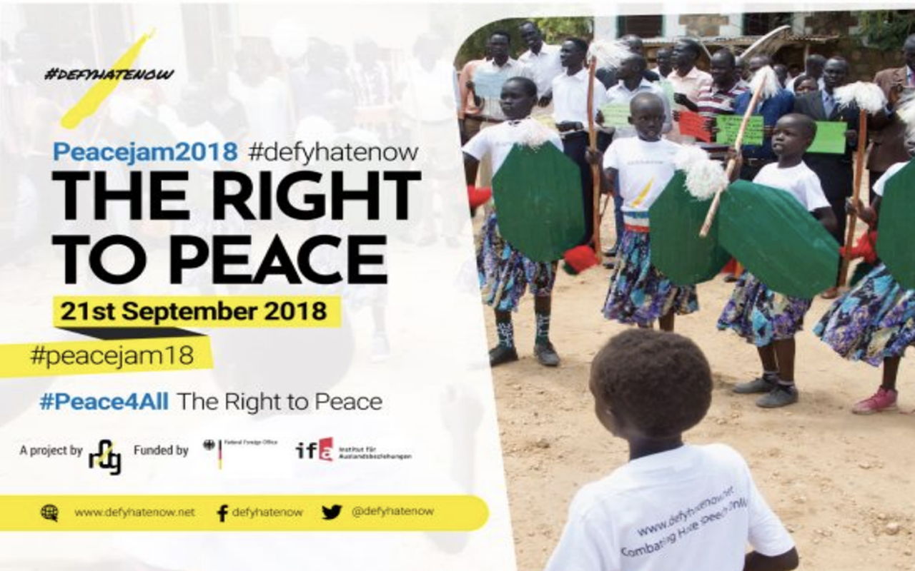 #PeaceJam18 online for UN World Peace Day - r0g agency